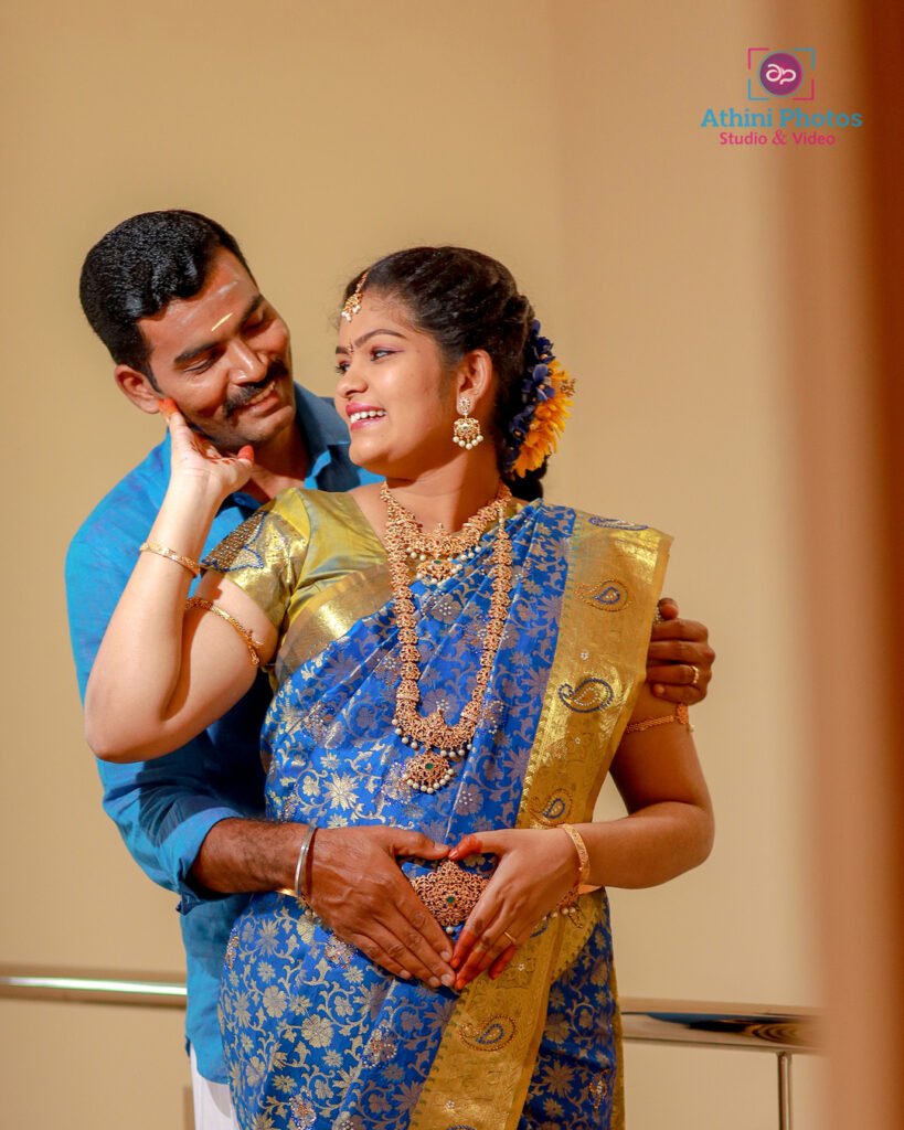 Disha Mahesan Maternity Photoshoot Coimbatore Athini Photos