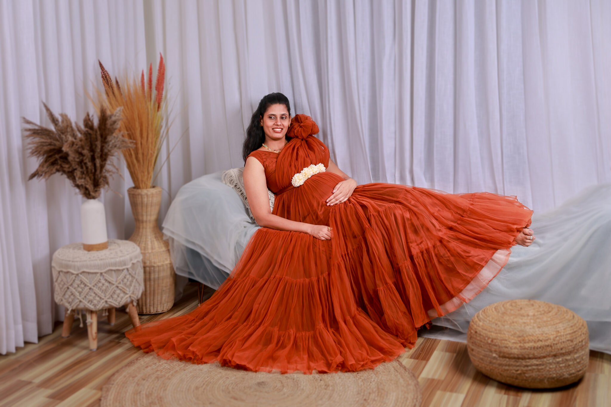 Sivani Sadam's Radiant Maternity Photoshoot in Coimbatore