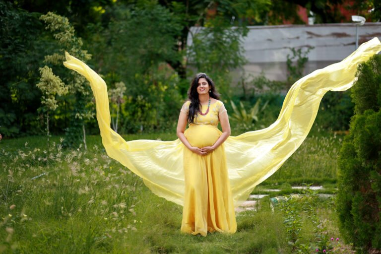 Love in Full Bloom Capturing Joy and Connection in a Garden Maternity ...